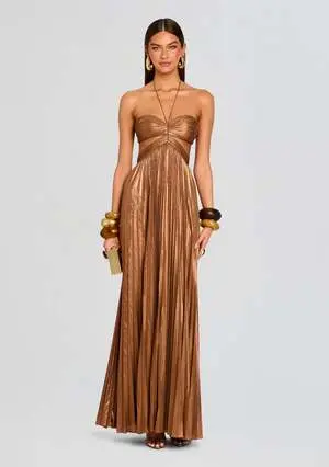 Metallic Evening Gowns