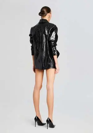 Retrofete Royce Leather Mini Skirt