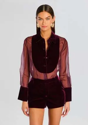 Retrofete Trimmed Blouses