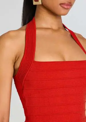 Retrofete Leslie Knit Top - Metallic Geranium