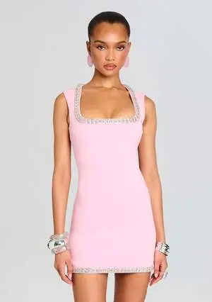 Retrofete Bexley Embellished Dress - Primrose