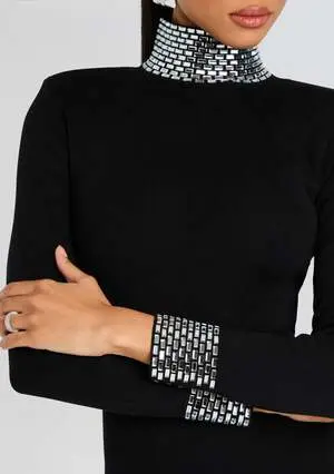 Retrofete Monroe Knit Gown - Black