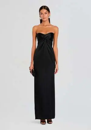 Retrofete Olivine Knotted Dress - Black