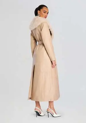 Retrofete Kieran Lambskin Trench Coat