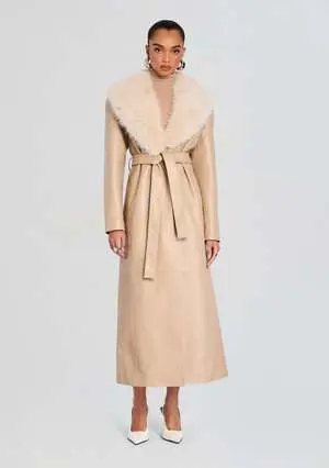 Retrofete Kieran Lambskin Trench Coat