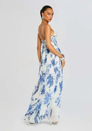 Rococo Sand Gabi Pleated Maxi Dress