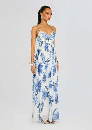 Rococo Sand Gabi Pleated Maxi Dress