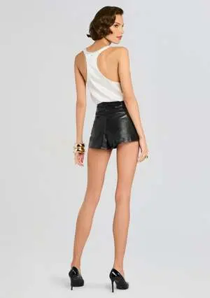Retrofete Aubreen Leather Short