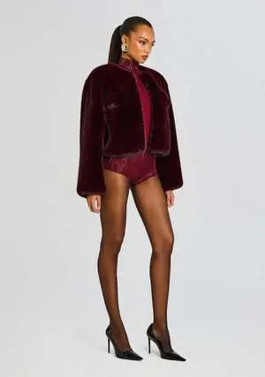 Retrofete Sparrow Jacket - Bordeaux