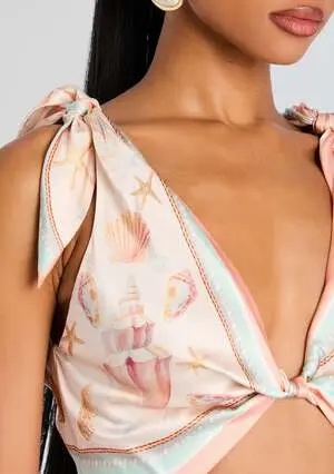 Retrofete Icelyn Mini Dress - Shell Foulard