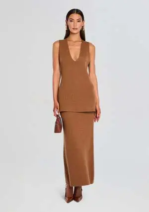 SEROYA Hazel Knit Maxi Skirt