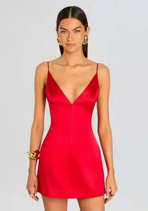 Retrofete Giavanna Mini Dress - Red