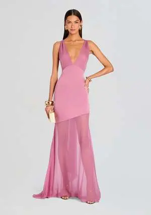 Retrofete Tta Silk Dress - Rose