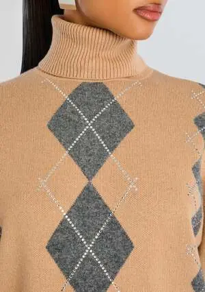 Retrofete Alberte Embellished Sweater - Latte/dusk