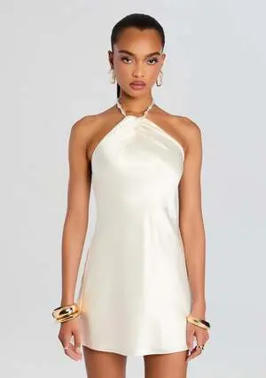 Retrofete Dominga Halterneck Mini Dress