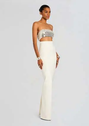 Retrofete Esmerelda Strapless Sequin Dress
