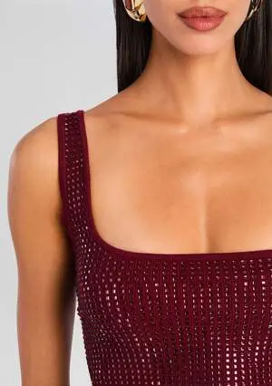 Retrofete Marzia Embellished Top - Port