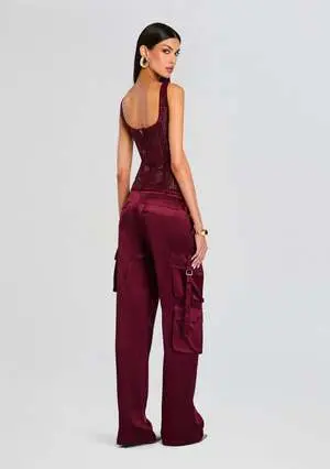 Retrofete Marzia Embellished Top - Port