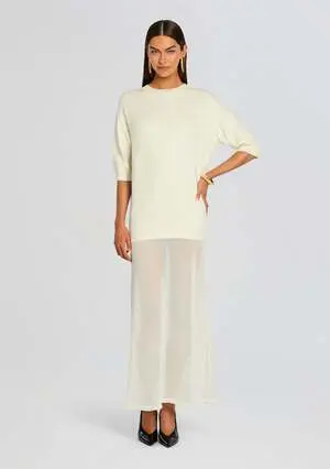 SEROYA Arwen Maxi Dress - Eggshell