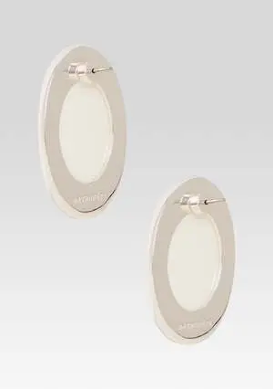 Retrofete Sanaa Earrings - Silver/pearl