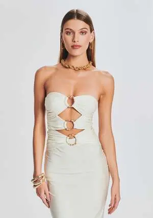 SHANI SHEMER Lily Lycra Maxi Dress