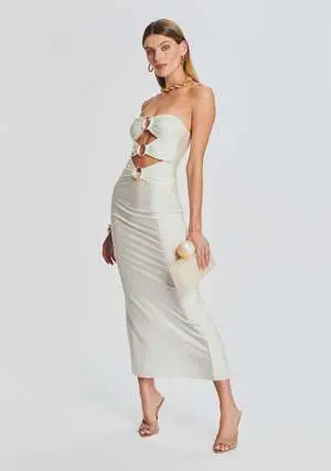 SHANI SHEMER Lily Lycra Maxi Dress