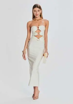 SHANI SHEMER Lily Lycra Maxi Dress