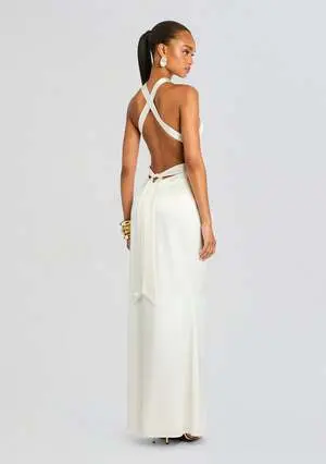 Retrofete Magnolia Dress - White