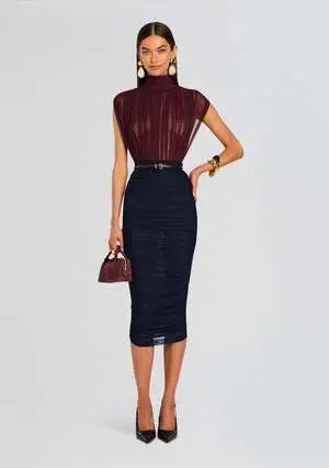 SEROYA Ada Midi Skirt