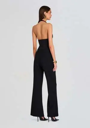 SANS FAFF Bamboo Halter Bodysuit - Black
