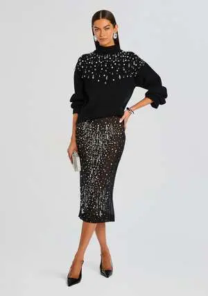 Retrofete Christa Embellished Sweater