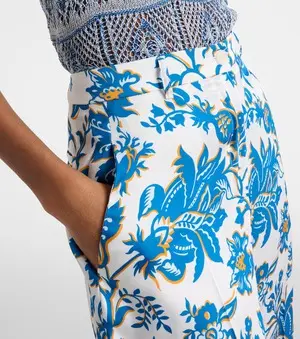 Etro Printed Wide-leg Pants