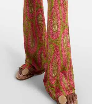 Etro Paisley Flared Pants