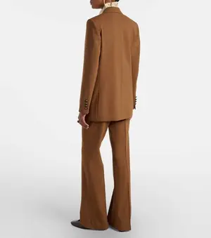 Etro Bootcut Wool-blend Trousers