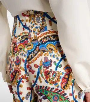 Etro Cotton-blend Jacquard Bermuda Shorts
