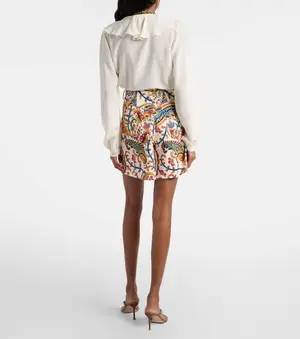 Etro Cotton-blend Jacquard Bermuda Shorts