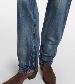 Khaite Farley High-rise Straight Jeans - Blue