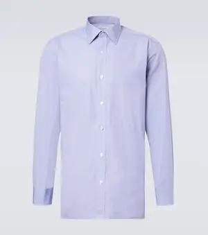 Charvet Checked Cotton Poplin Shirt