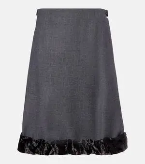 Prada Frill Skirts