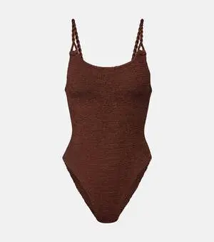 Hunza G Camille One Piece Swimsuit Brown