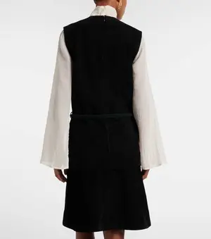 TOTEME Belted Suede Minidress