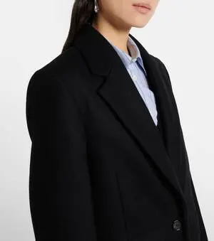 TOTEME Wool-blend Coat - Black