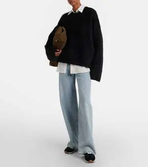 TOTEME Suede-trimmed Sneakers