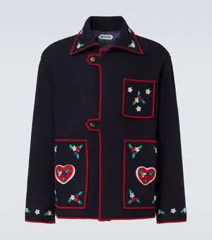 BODE Carroll Embroidered Wool Jacket
