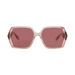 Alaïa Square-frame Recycled Acetate Sunglasses - Pink