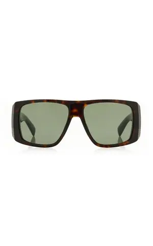 Saint Laurent Flat-top Sunglasses - Bronze