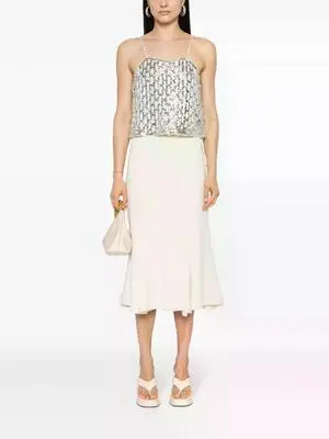 FORTE_FORTE Sequin-embellished Sleeveless Top