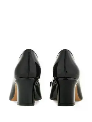FERRAGAMO Vara Bow-detail Pumps - Black