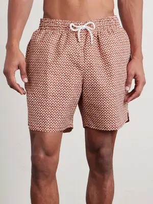 Derek Rose Printed Mid-length Swim Shorts