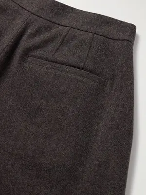 AMOMENTO Tapered Wool Trousers